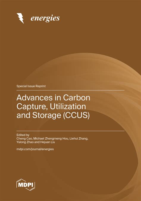 Advances In Carbon Capture Utilization And Storage Ccus Mdpi Books