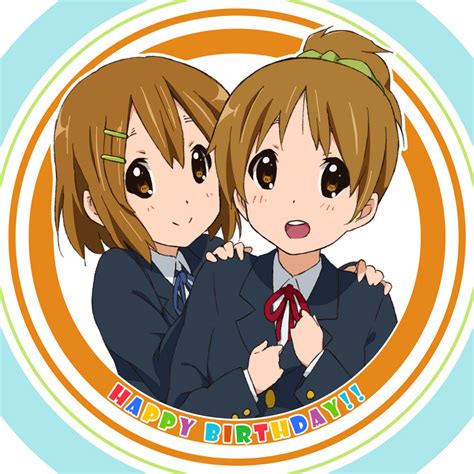 Hirasawa Yui And Hirasawa Ui K On Drawn By Errant Danbooru