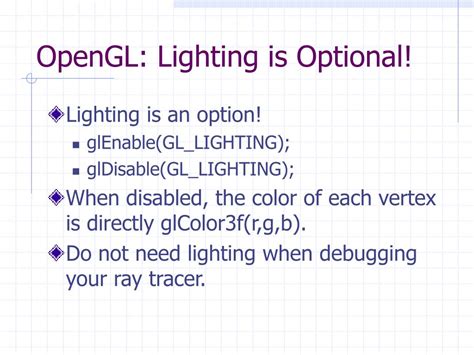 PPT OpenGL Tutorial PowerPoint Presentation Free Download ID