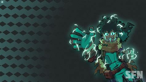 My Hero Academia Deku Wallpaper Pack By Sfnillustrates On Deviantart