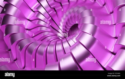 Bends Of Moving 3d Spiral Design Metal Bends Of Rotating Spiral In Motion Hypnotic 3d Spiral