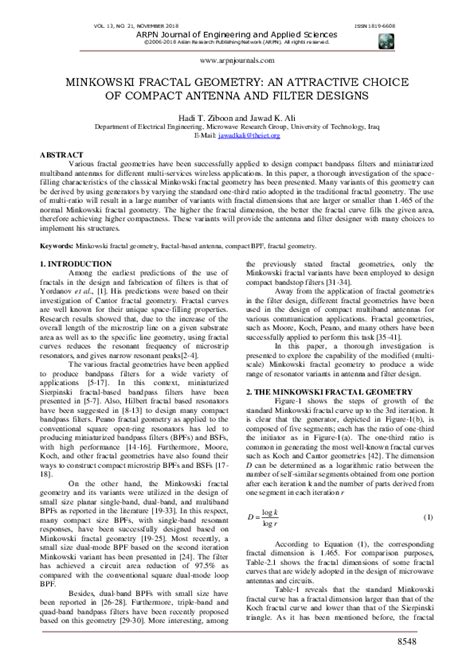 Pdf Minkowski Fractal Geometry An Attractive Choice Of Compact