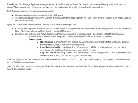 Active Directory Dell Powerprotect Data Manager Appliance Configuration Best Practices Dell