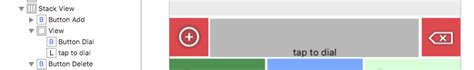 Ios Label Over A Button Stack Overflow
