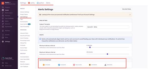 Inquiry About Using Alert In Web Ui Issue 823 Sentry Kubernetes Charts GitHub