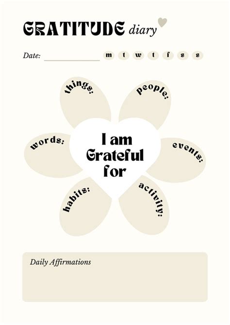 Free And Customizable Gratitude Templates