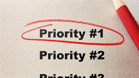 Priorities Formula To Life Success