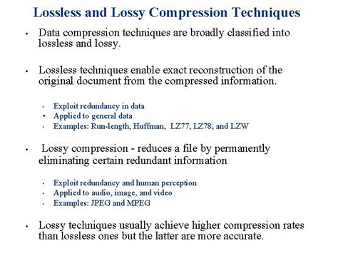 Introduction To Data Compression What Is Data Compression Introduction To Data Compression What Is Data Compression