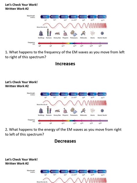 Lesson 14 Em Wave Calculations Pdf Electromagnetic Spectrum
