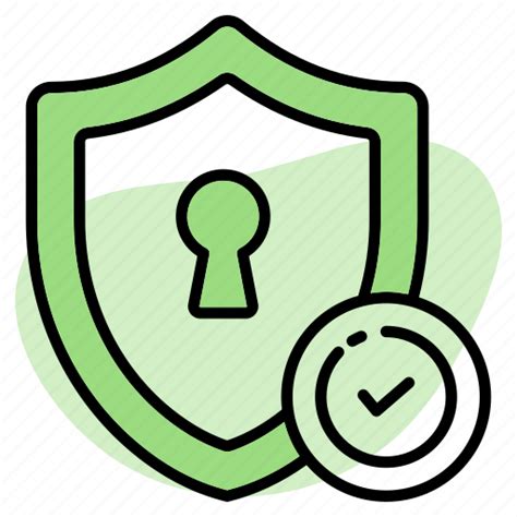 Protection Protected Verified Security Shield Approved Authentication Icon Download On