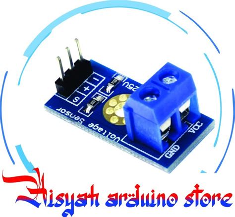 jual sensor tegangan voltage sensor dc 0 25v arduino raspberry pi