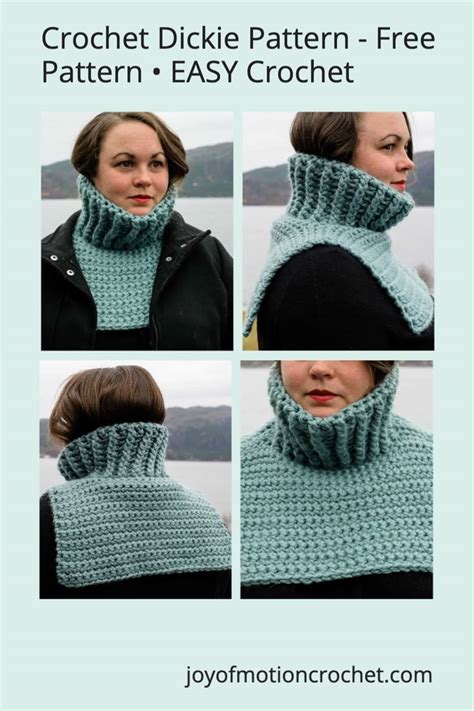 Crochet Dickie Pattern Free Pattern Crochet Neck Warmer Crochet Set Crochet