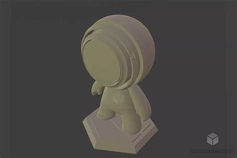 Gaming Character Base Free 3d Model Obj Open3dmodel