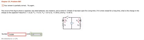 Solved Chapter 27 Problem 087 Your Answer Is Partially