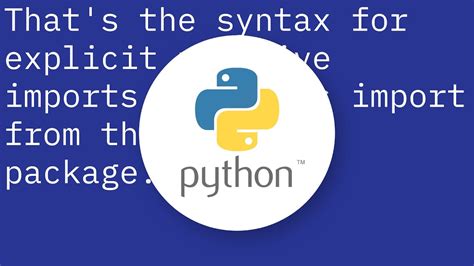 What Does A In An Import Statement In Python Mean YouTube