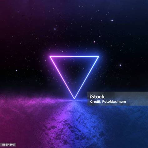 공상 과학 소설 분홍색 파란 네온 빛 에너지 근원 3d 렌더 추상적인 배경 0명에 대한 스톡 사진 및 기타 이미지 0명 건설 산업 건축 Istock