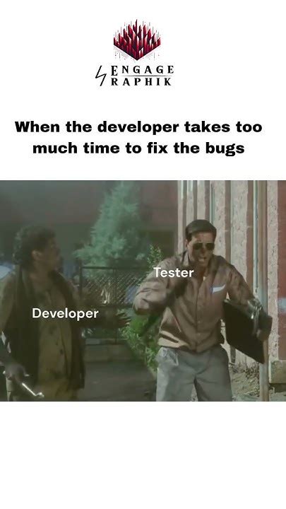 When The Developer Takes Forever To Fix Bugs 🐛😂 Developerstruggles