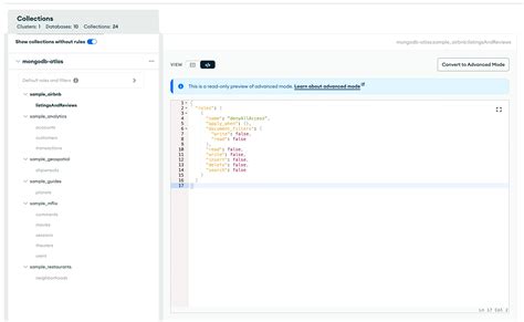 配置高级规则 — Atlas App Services