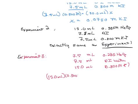 solved use the formula m1v1 m2v2 to calculate the concentration of
