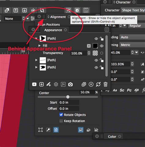 Can Appearance Panel Dropdown Menu Be Set To Stay On Top Of Other