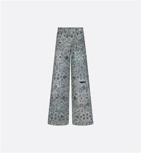 Regular Fit Jeans Deep Blue Stonewashed Cotton Denim Dior