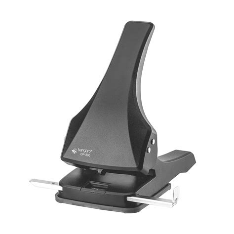 Dp 800 2 Hole Aluminum Die Casted Heavy Duty Paper Punch Removable Chip Tray Metal Guide Bar