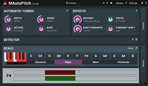 Mautopitch Free Effect Plugin Pitch And Frequency Pitch Corrector Vst