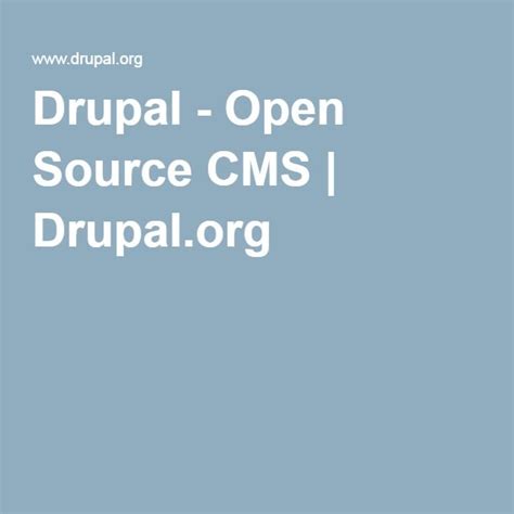 Open Source Cms Drupal Open Source Teaching Tools