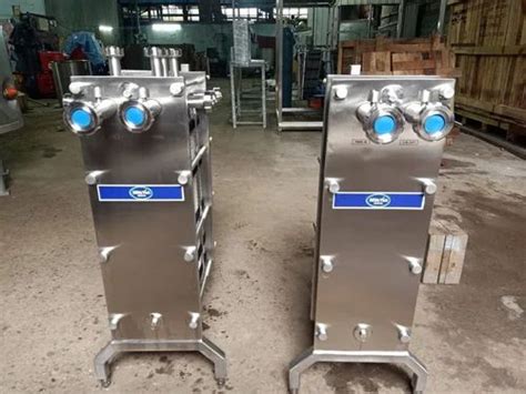 Stainless Steel Automatic Plate Heat Exchanger For Dairy Industry Water At Unit In Pune