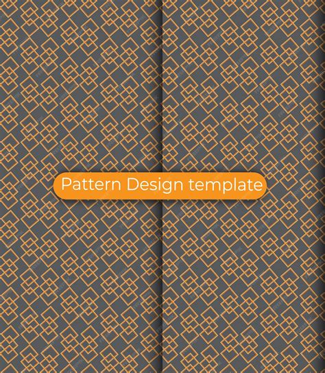 Premium Vector Pattern Design Template