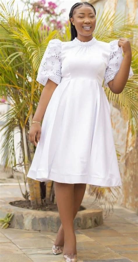 White African Attire For Women Classy White Lace Boubou Styles For