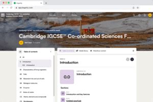 IGSCE Co Ordinated Sciences Teaching Resource Kognity