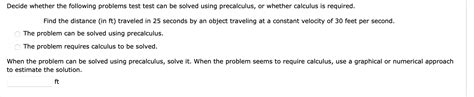 Solved Decide Whether The Following Problems Test Test Can