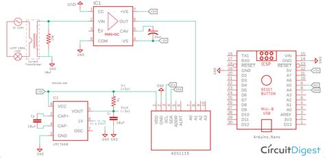 ac current measurement using current transformer and arduino
