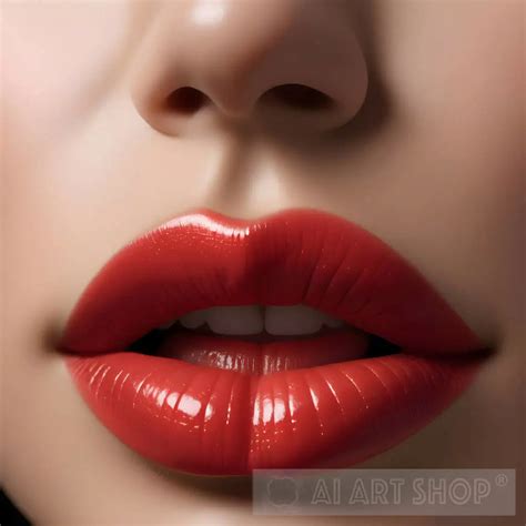 Luscious Red Lips