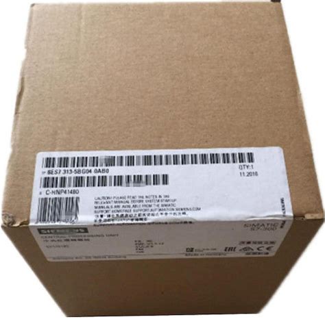 Cpu 313c Siemens Plc Simatic S7 300 6es7313 5bg04 4ab2 With Mpi 40 Pole