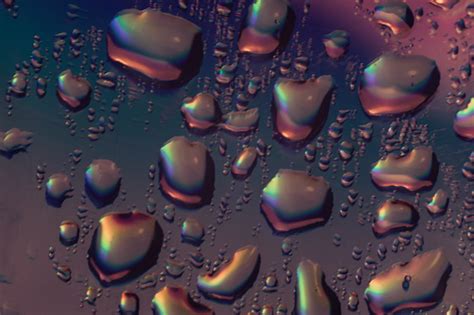 홀로그램 효과의 아름다운 추상화 팬텀 블루 붉은 색 빛 물 방울을 닫습니다 디자인에 대한 배경 패턴입니다 매크로 사진 보기 0명에 대한 스톡 사진 및 기타 이미지 Istock