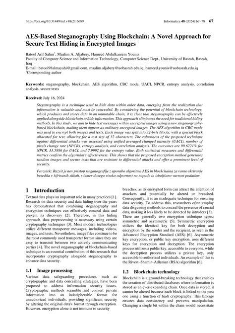pdf aes based steganography using blockchain a novel approach for