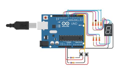 Puntuación Medicinal Sufrir Display 7 Segmentos Arduino Pulsador