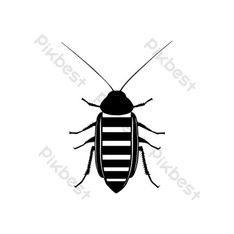 Cockroach Sign Symbol Icon Vector Silhouette Png Images Eps Free Download Pikbest