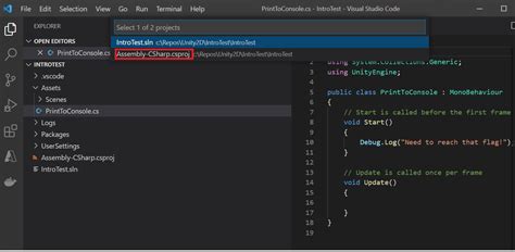 Autocomplete In Visual Code Need To Select Csproj Talk Gamedevtv