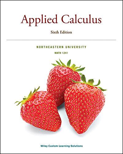 Applied Calculus 6th Edition Deborah Hughes Hallett 9781119310549