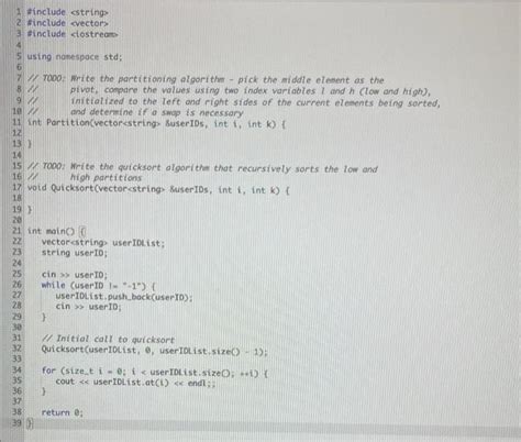 Solved Please Ise C And The Variable Names Already Chegg Com