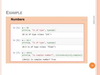 Datatypes Python Programming Pptx