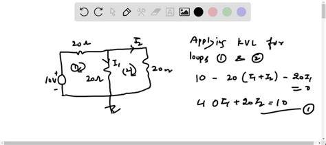 solved use the mesh current method to find the steady state expression