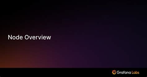 Node Overview Grafana Labs