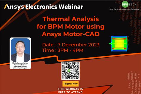 Ansys Electronics Webinar Ansys Motor Cad Thermal Analysis For Bpm