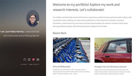 create a professional data science portfolio in no time with github