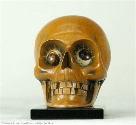Rolling Eye Clock 1930 By Oswald Moser Oswald Moser