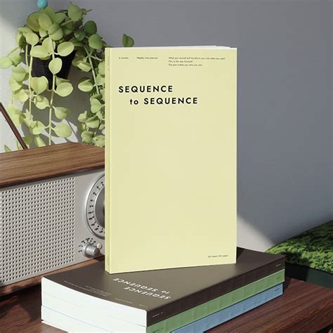 Korea Sequence 6month Diary Monthly Weekly Daily Planner Notebook